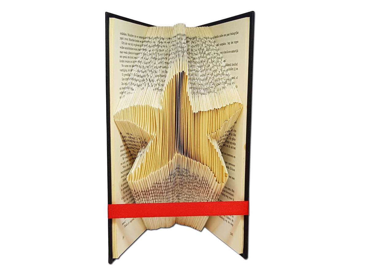 Starfish - Book folding pattern - Folded Book Art – FoldedBookArt