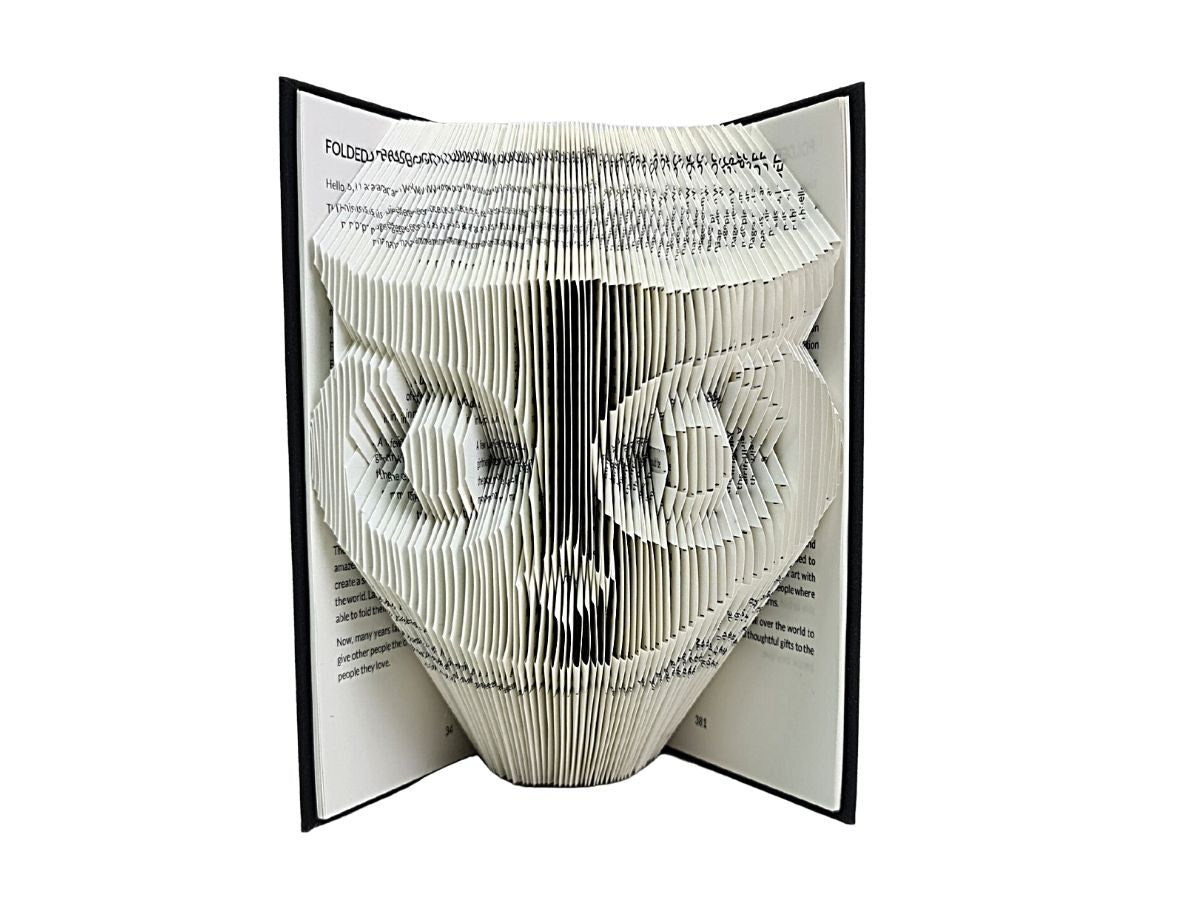 Owl eyes - Book folding pattern - Folded Book Art – FoldedBookArt