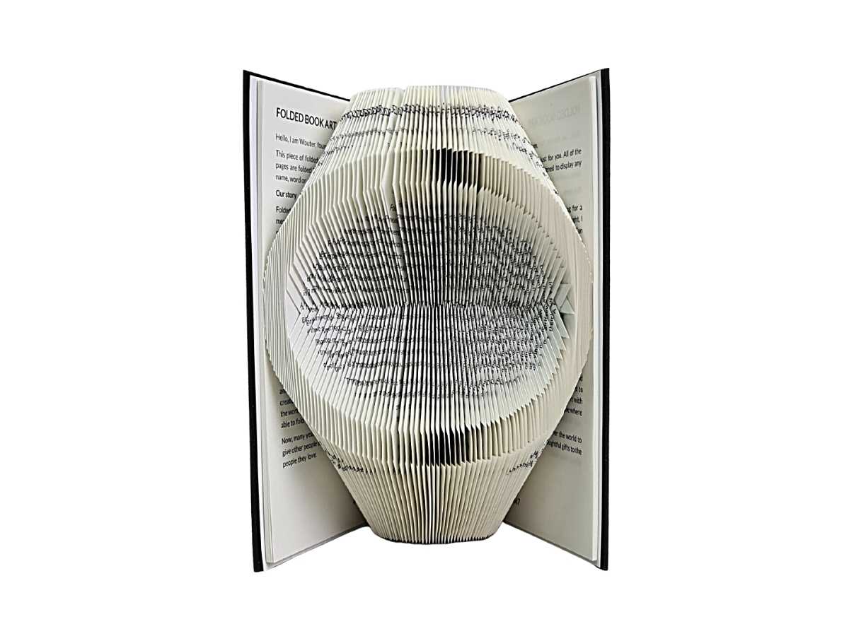 Circle shape - Book folding pattern - Folded Book Art – FoldedBookArt
