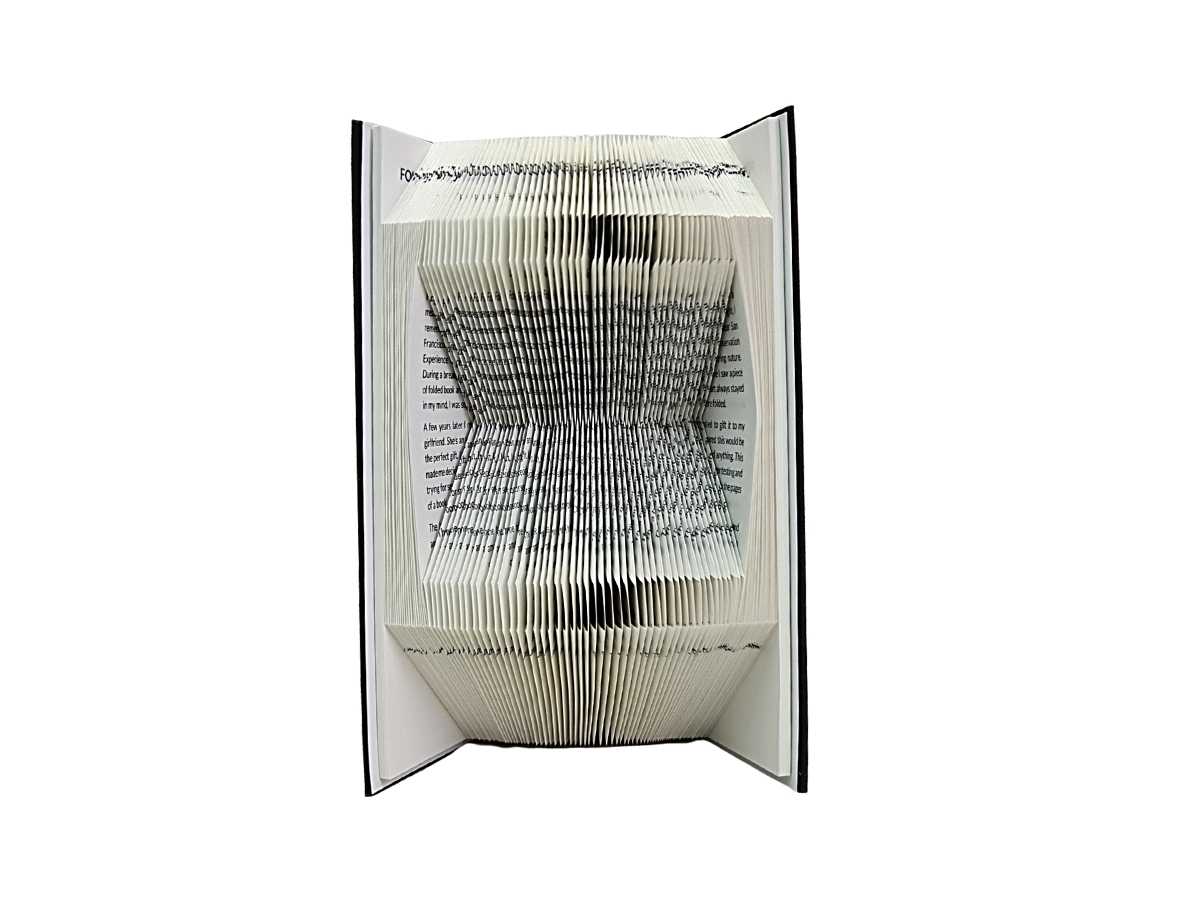 Square shape - Book folding pattern - Folded Book Art – FoldedBookArt