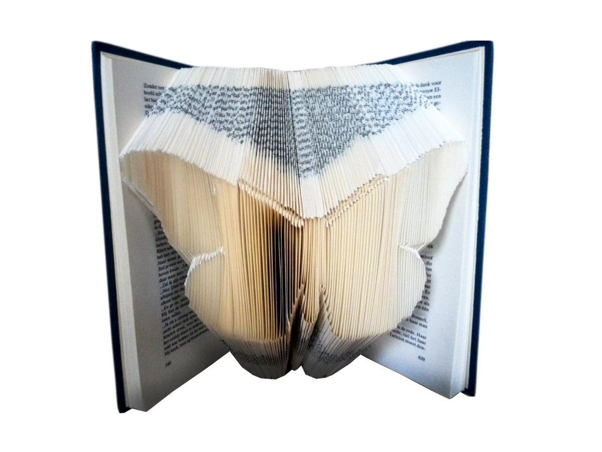 Butterfly - Book folding pattern - Folded Book Art – FoldedBookArt