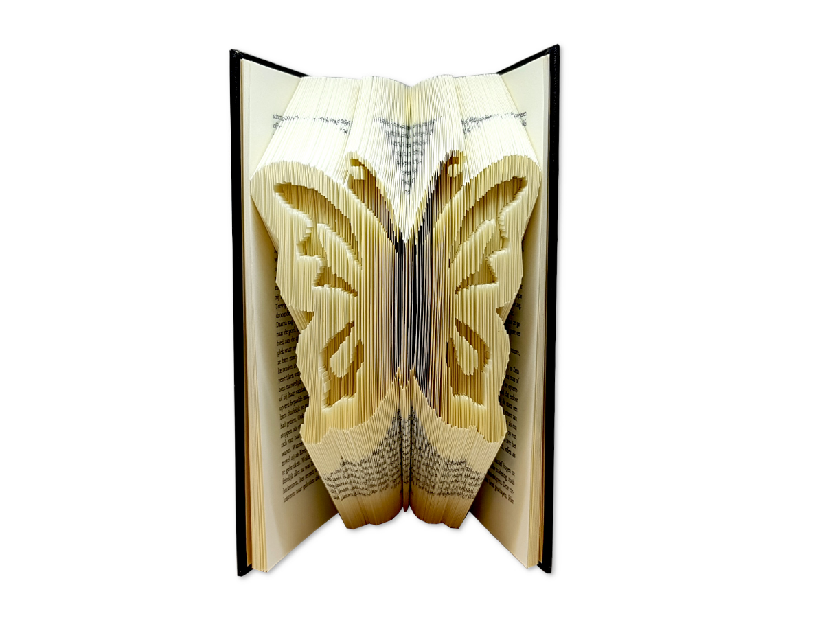 Butterfly - Book folding pattern - Folded Book Art – FoldedBookArt
