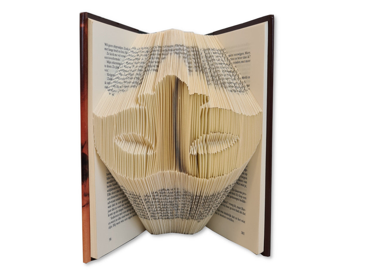 Carnaval Mask - Book folding pattern - Folded Book Art – FoldedBookArt