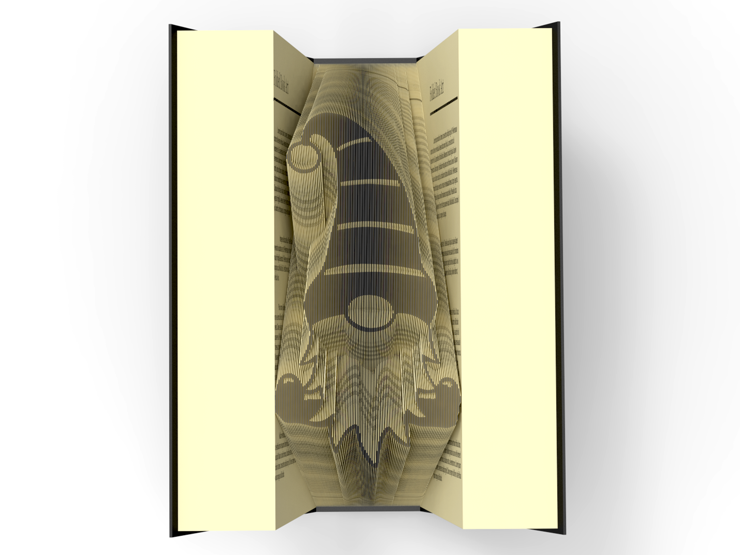 Gnome - Bookfolding pattern - Folded Book Art – FoldedBookArt