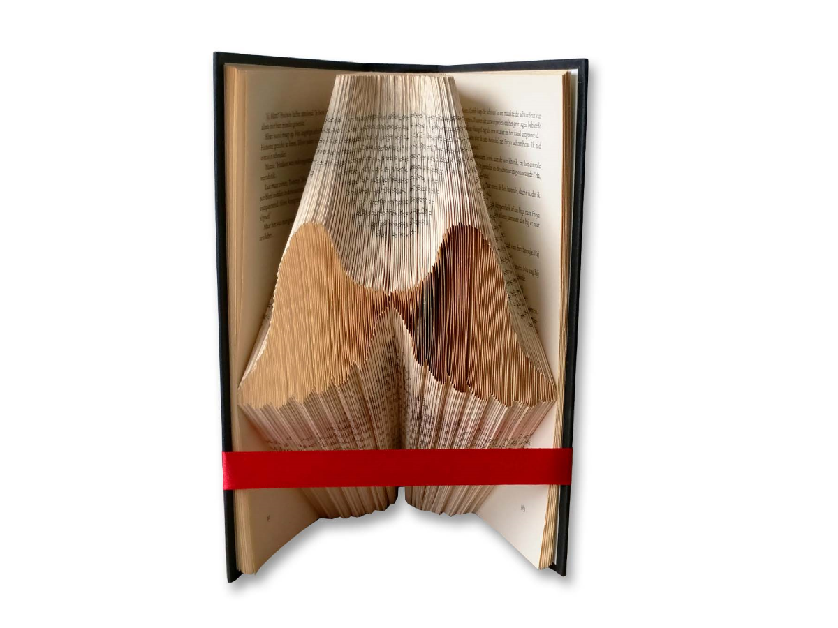 Angel wings - Book folding pattern - Folded Book Art – FoldedBookArt