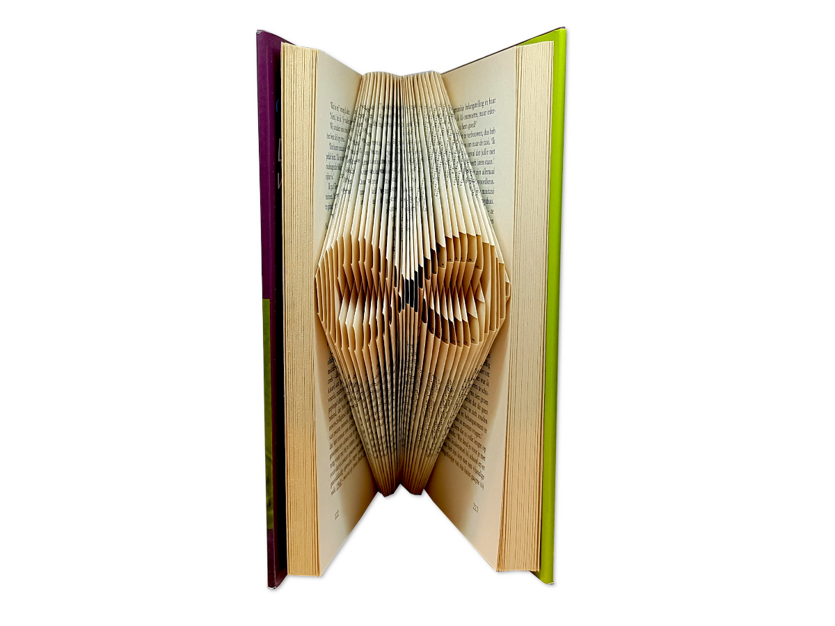 Infinity symbol mini - Book folding pattern - Folded Book Art ...