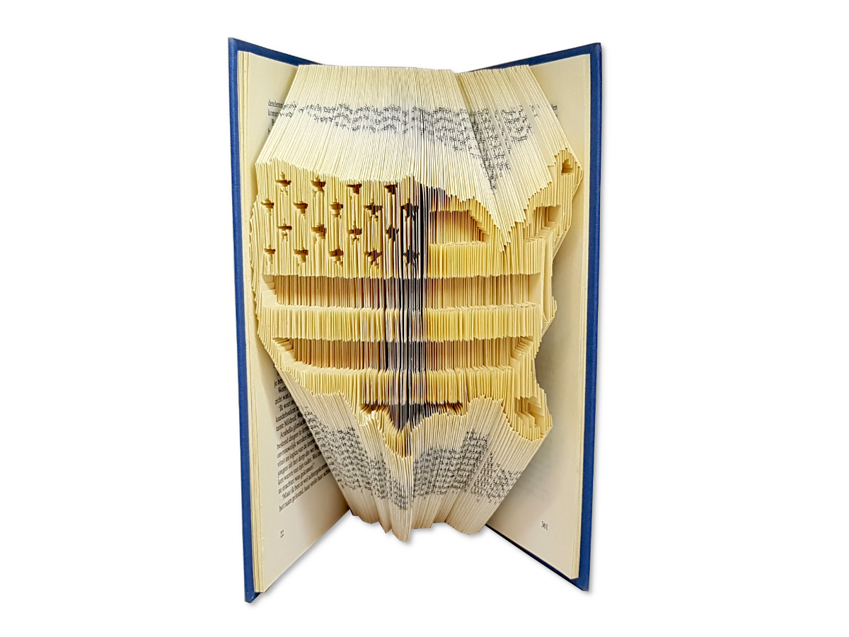 USA map - Book folding pattern - Folded Book Art – FoldedBookArt